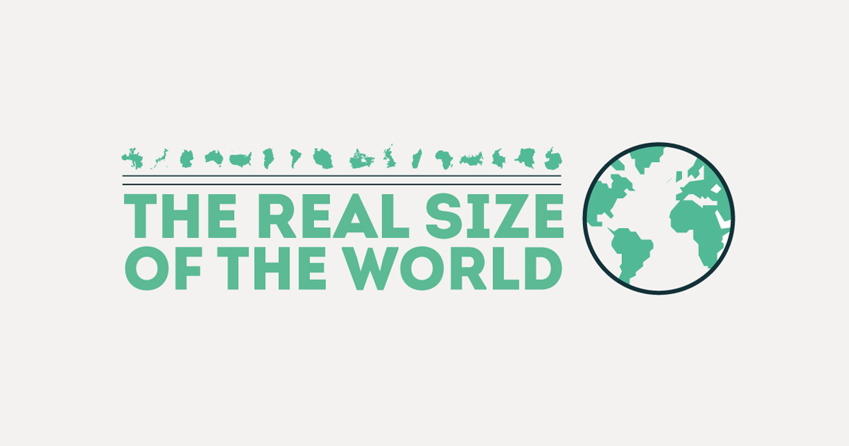 The Real Size of the World and Countries | Expedia
