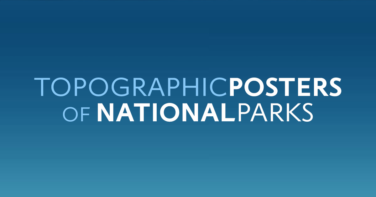 8 topographic posters of the world’s national parks | Expedia